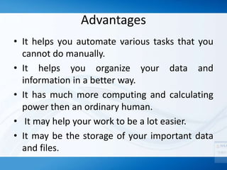 Introduction to computer lec (1) | PPTX
