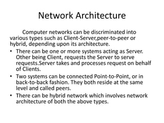 Introduction to computer network | PPT