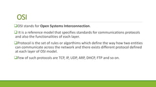 Introduction to computer networks | PPTX