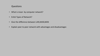 Introduction to computer_networks (unit1) | PPT