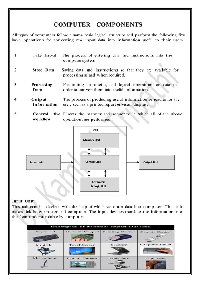 Introduction to Computer and Generations of Computer by Er. Kamlesh Tripathi | PDF