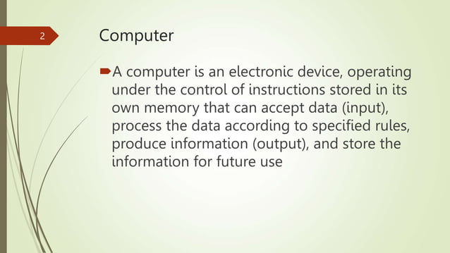 introduction to computer ppt [Autosaved].ppt | Operating Systems ...