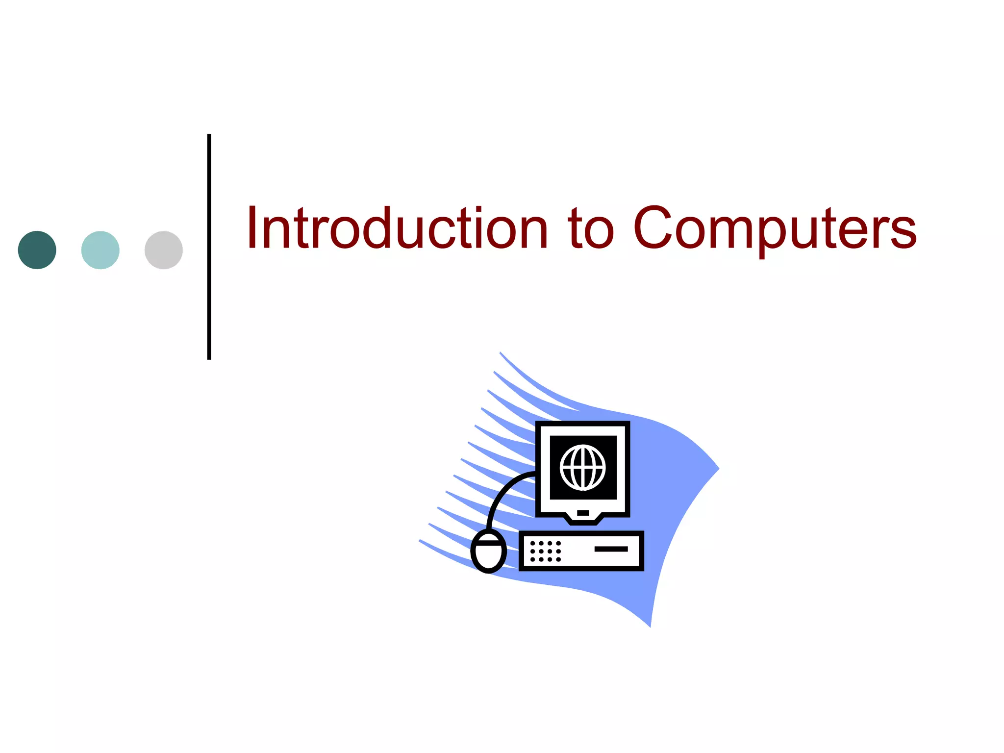 Introduction To Computers | PPT