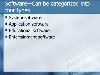 Introduction To Computers | PPT | Computing | Technology & Computing