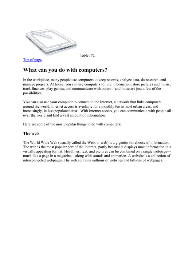 Introduction to computers | DOCX