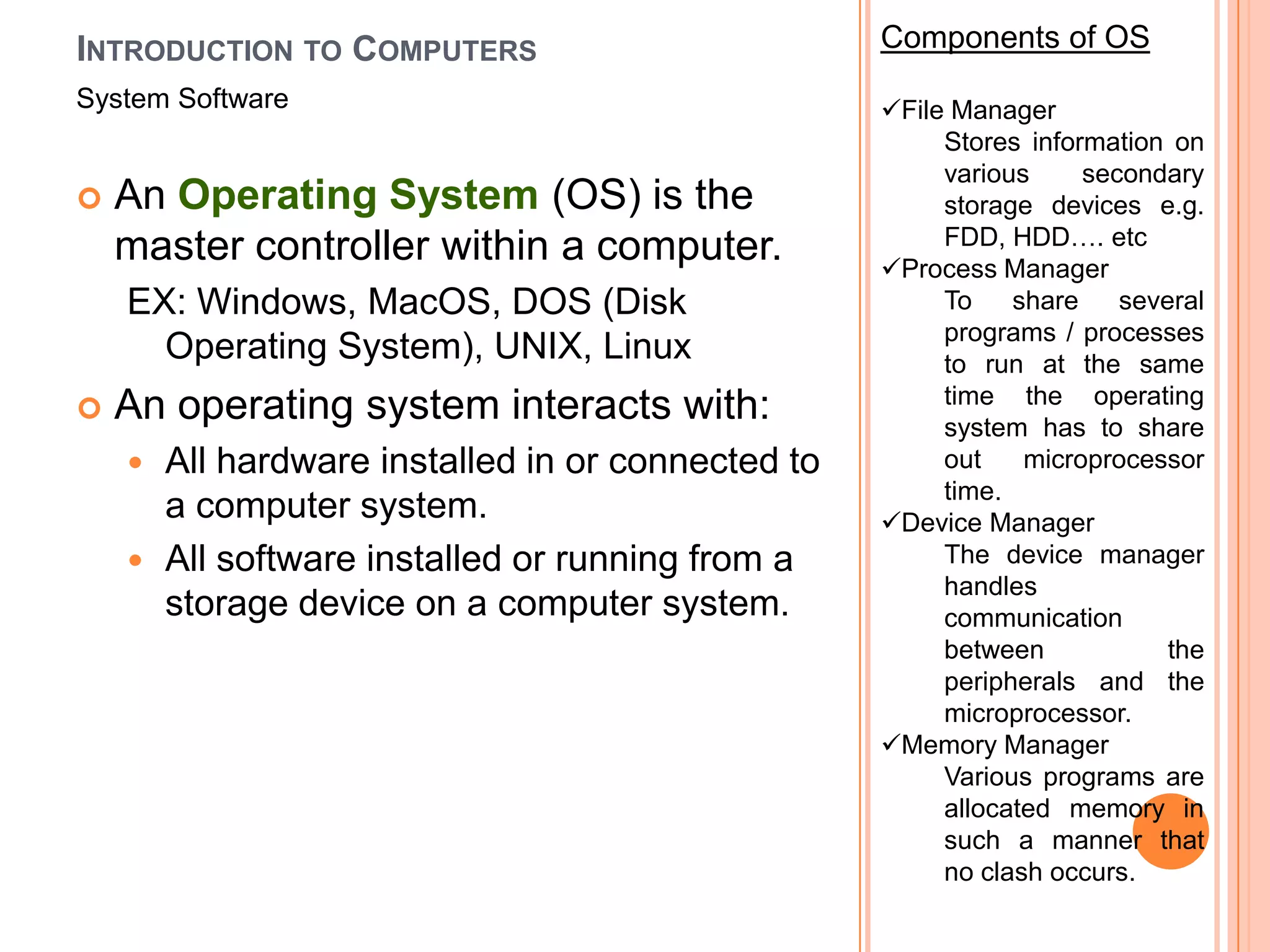 Introduction to computers | PPTX