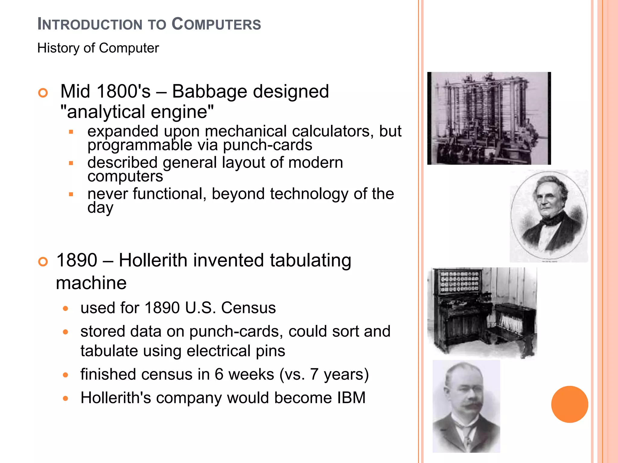 Introduction to computers | PPTX