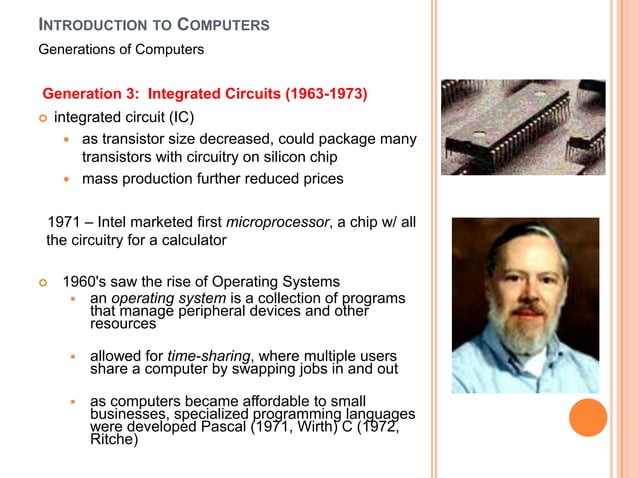 Introduction to computers | PPTX | Computing | Technology & Computing