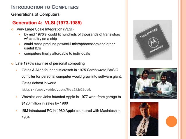 Introduction to computers | PPTX | Computing | Technology & Computing