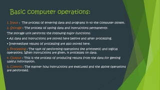 Introduction to computers | PPT