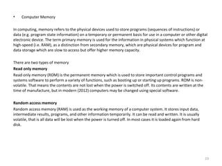Introduction to computers | PPT