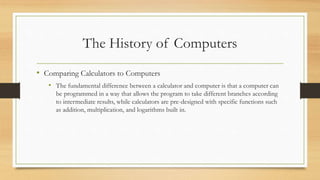 Introduction to computers | PPTX