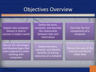 Introduction to computers | PPTX