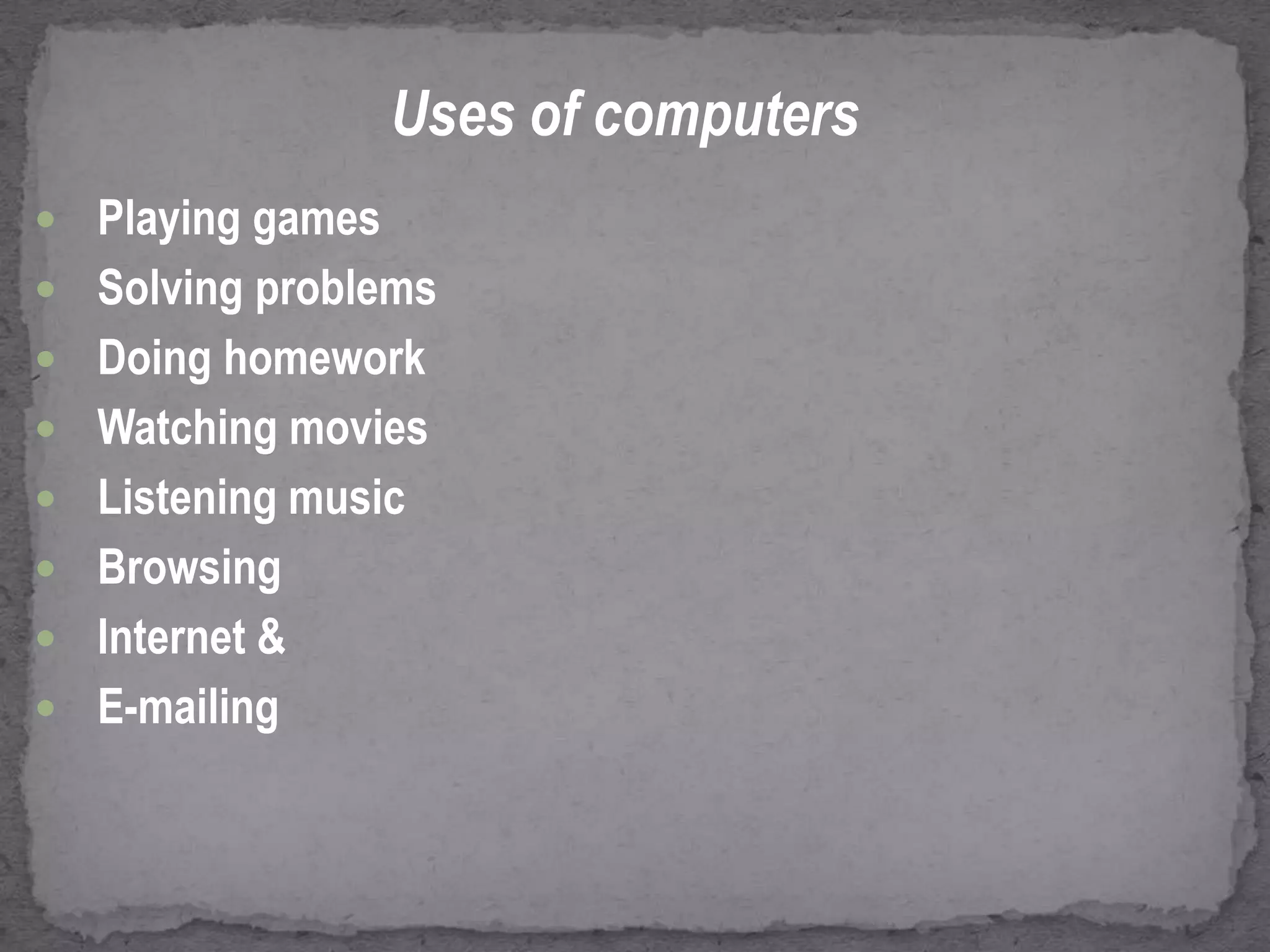 Introduction to computers | PPT