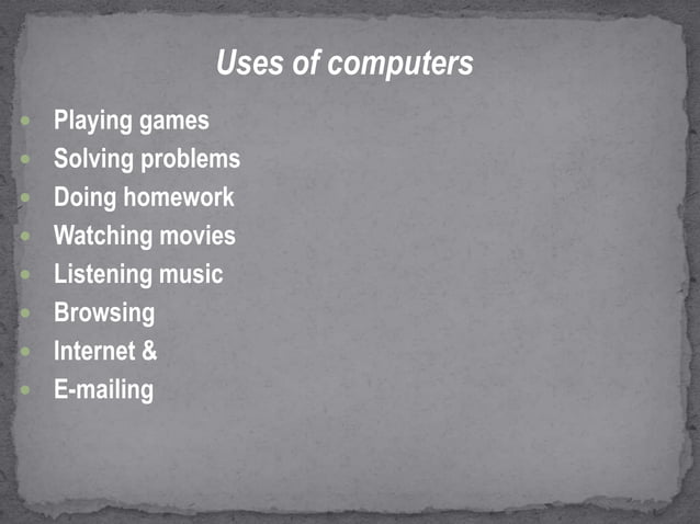 Introduction to computers | PPT