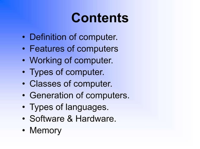 Introduction to computers | PPT