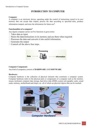 Useful Information About Computer