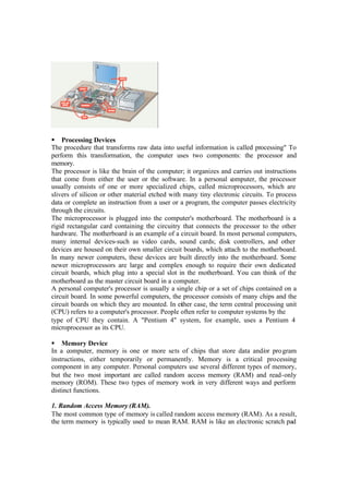 Introduction to computers | PDF