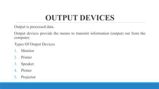 Introduction to Computers............... | PPTX