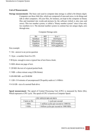 Introduction to computers i | PDF