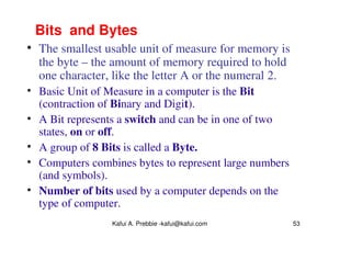 Introduction to Computers-Lesson2 an overview | PDF