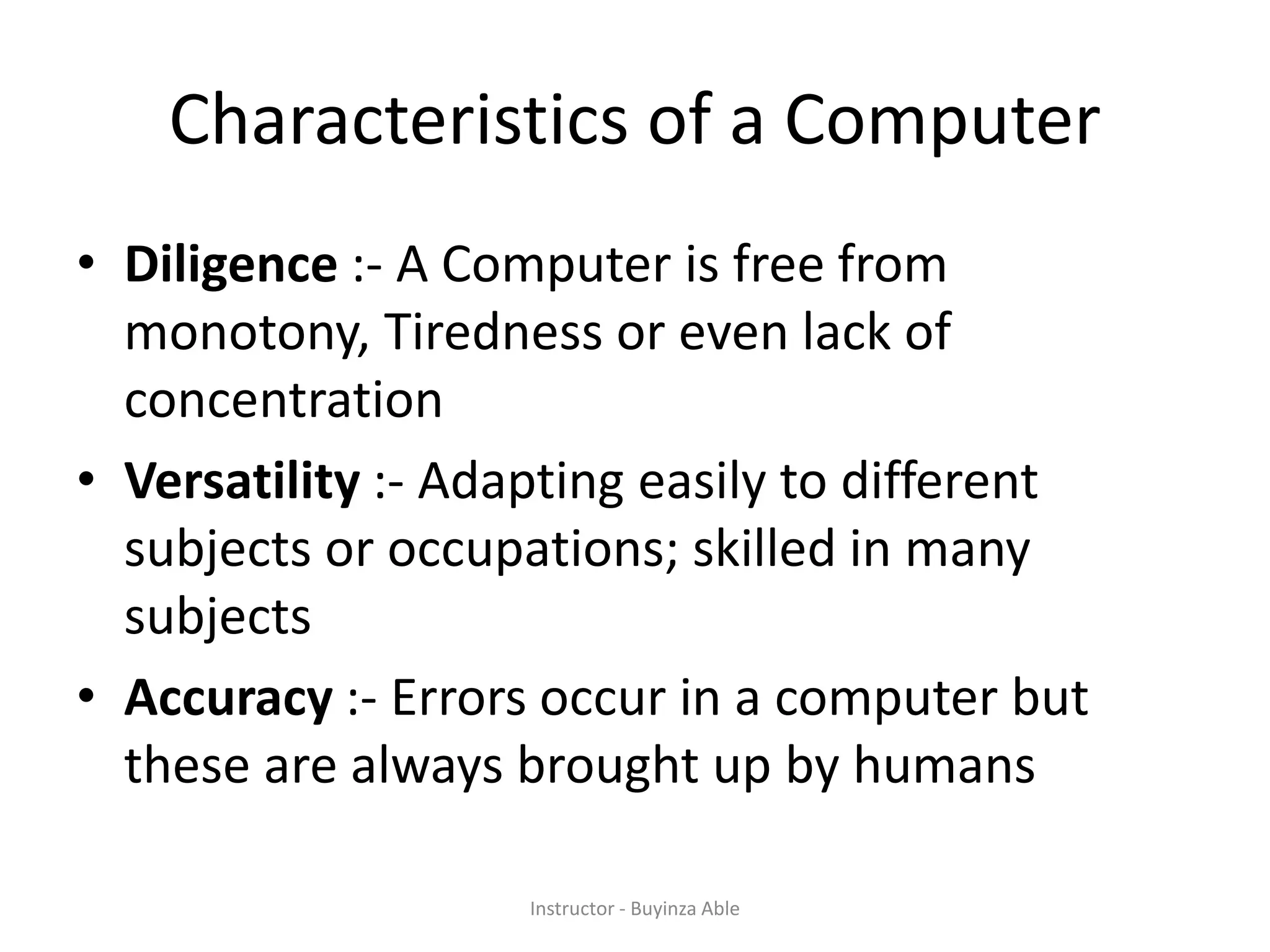 Introduction to computers notes | PPTX