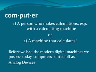 Introduction to computer science | PPTX