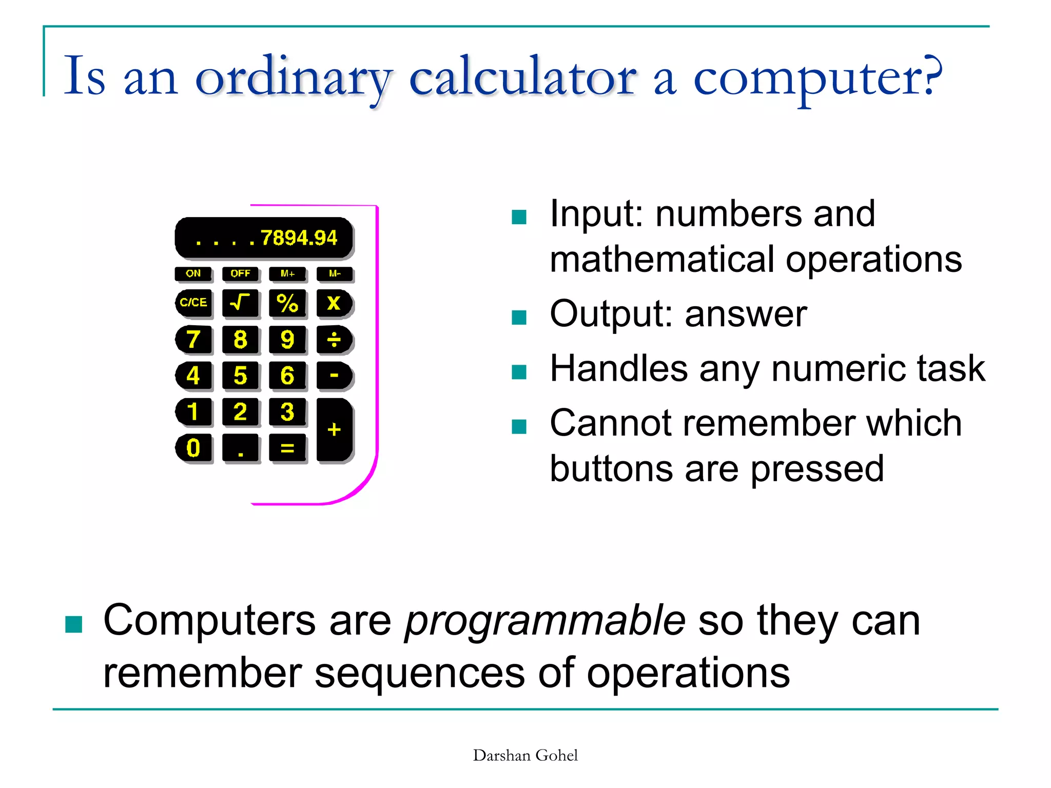 Introduction to computer science | PPTX