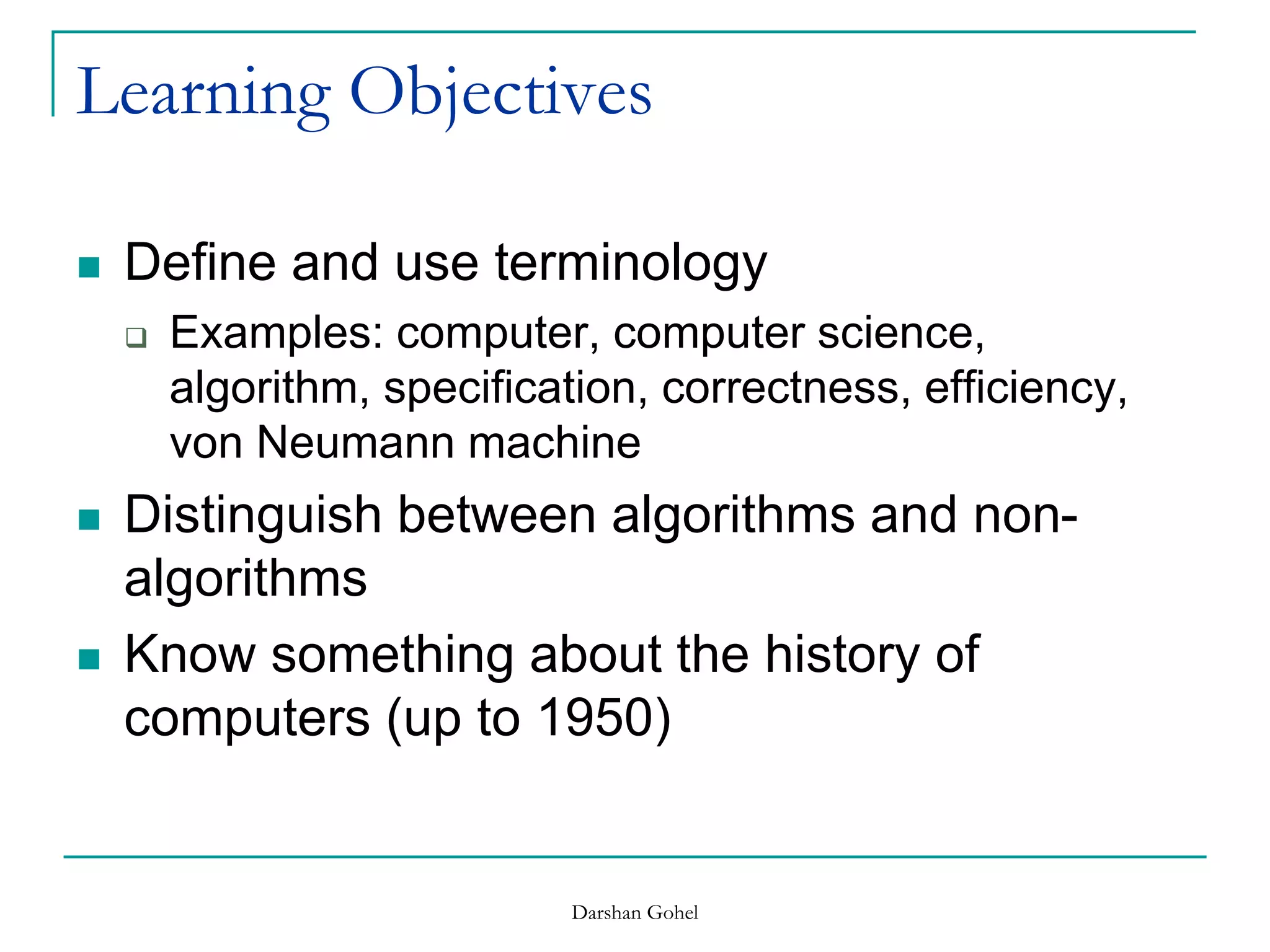Introduction To Computer Science Pptx Computing Technology And Computing