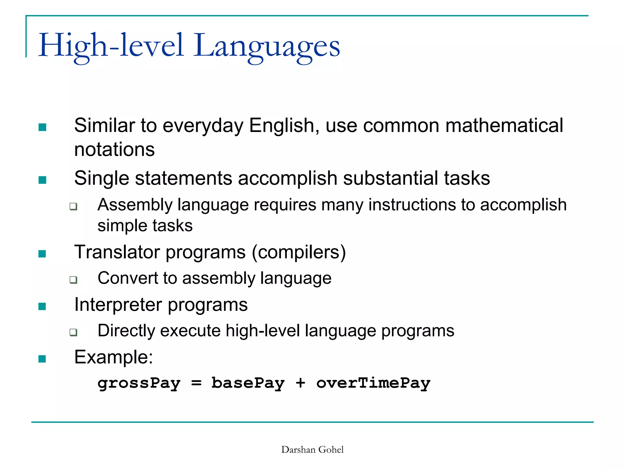 Introduction to computer science | PPTX