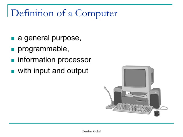 Introduction to computer science | PPTX | Computing | Technology & Computing