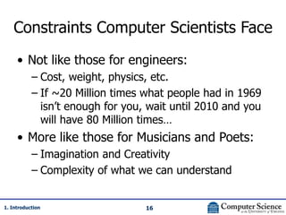 Introduction to Computer Science Lecture | PPT
