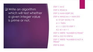 Logic Development and Algorithm. | PDF