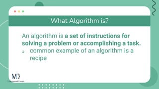 Introduction to computer science ch1 | PPTX