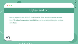 Introduction to computer science ch1 | PPTX