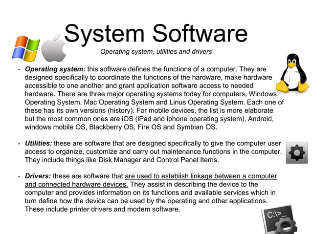 Introduction To Computer Software Ppt