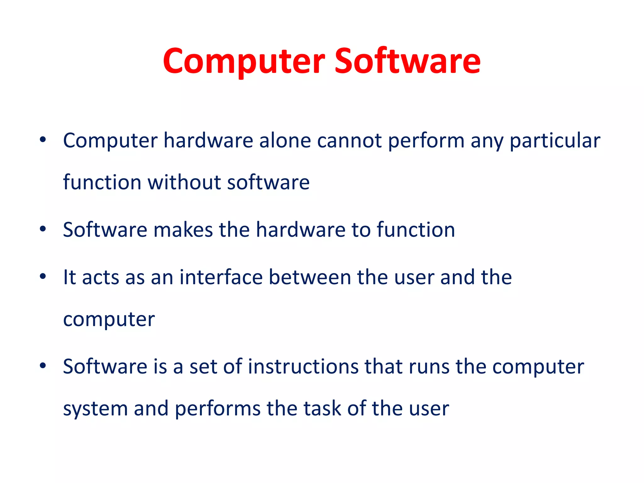 Introduction to Computer Software | PDF