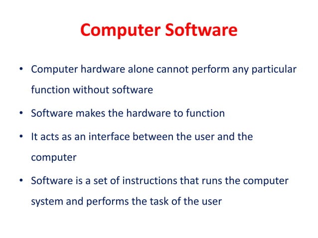 Introduction to Computer Software | PDF