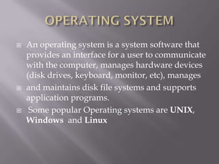 Introduction to computer according to veta curicullum | PDF