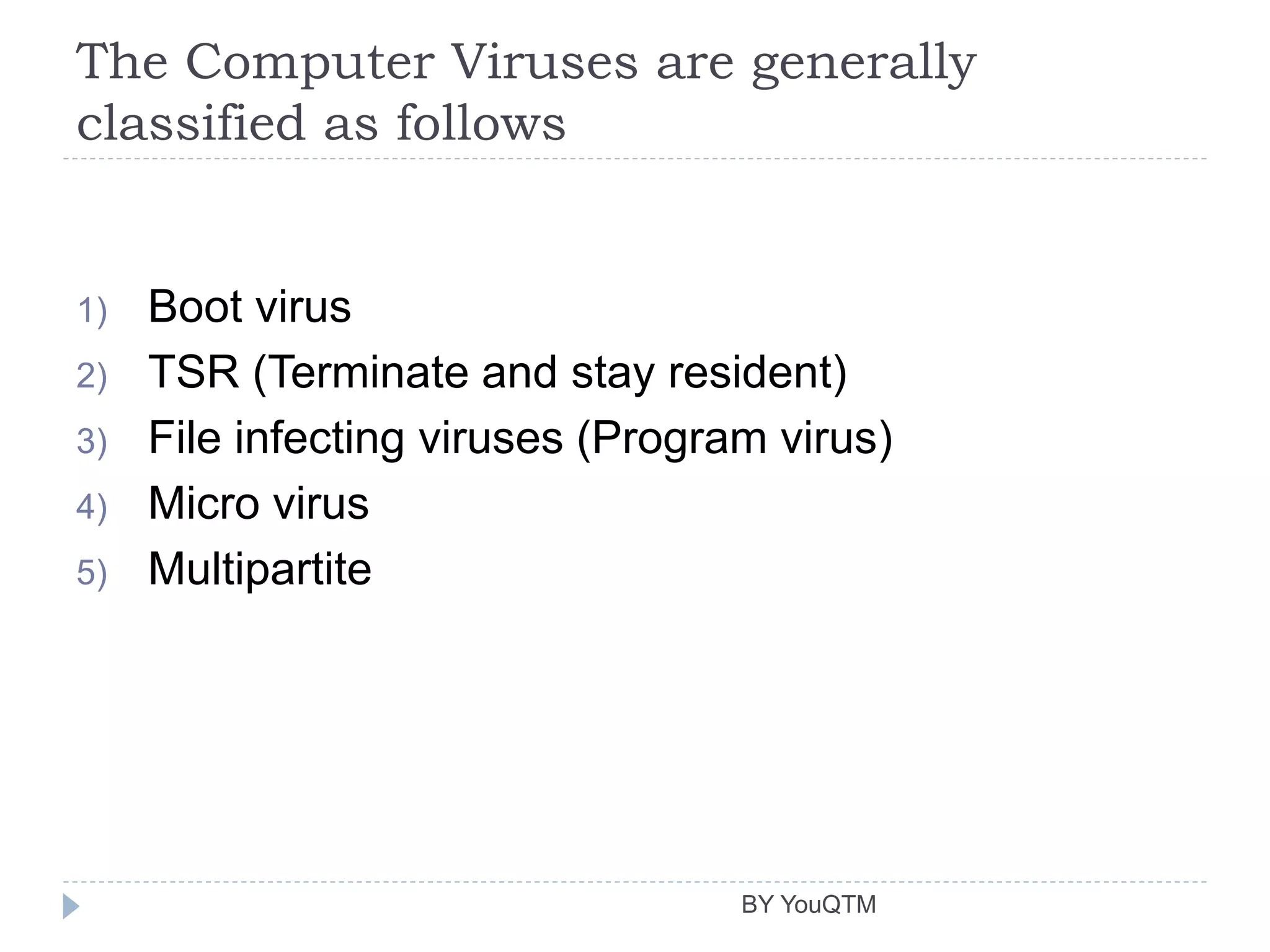 Introduction to computer virus | PPTX