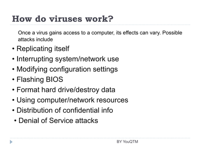 Introduction to computer virus | PPTX