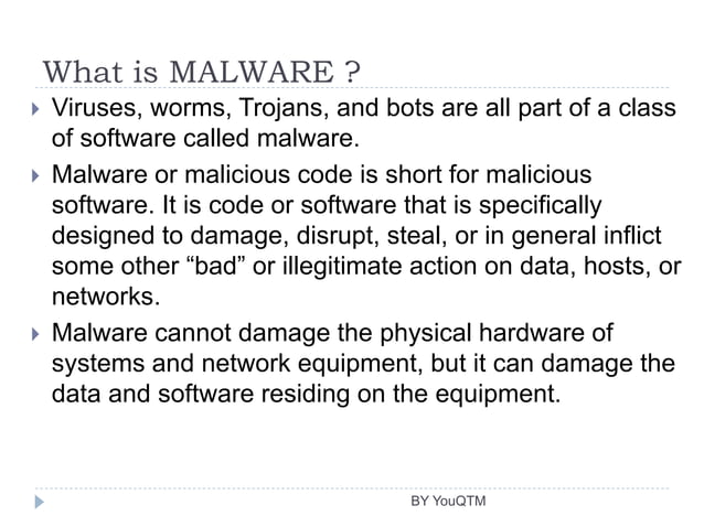 Introduction to computer virus | PPTX
