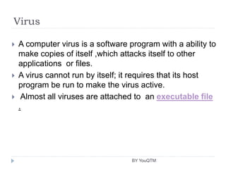 Introduction to computer virus | PPTX