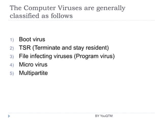 Introduction to computer virus | PPTX