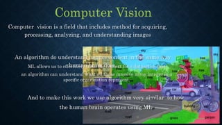 Introduction to computer vision and | PPTX