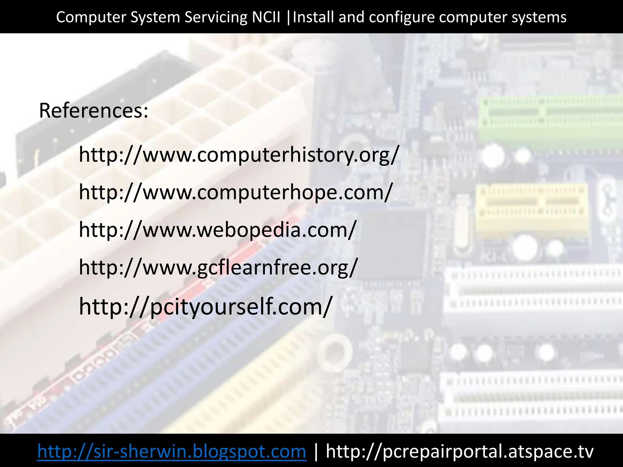 introduction to computes( Computer sytems servicing.ppt