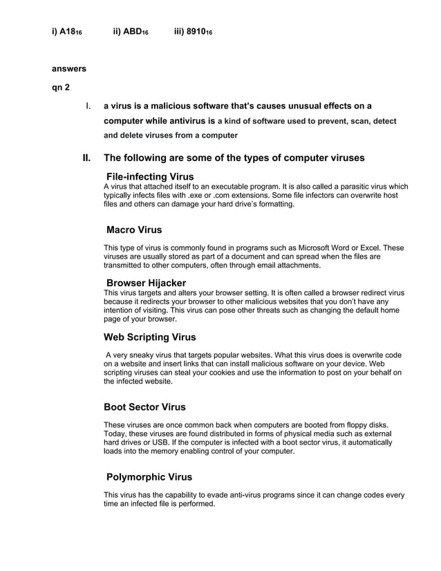 INTRODUCTION TO COMPUTING.pdf | Operating Systems | Computer Software ...