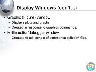 Introduction to Matlab - Basic Functions | PPT