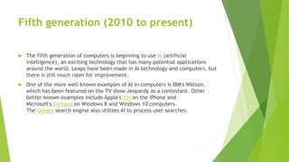 Generation of computer Lecture no 2 | PPT