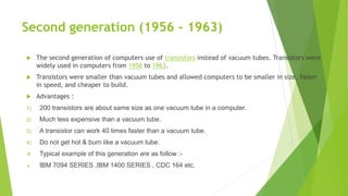 Generation of computer Lecture no 2 | PPT
